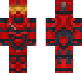 red master chief | Minecraft Skin