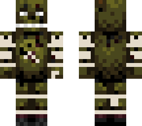 The Aftonbuilt Springtrap | Minecraft Skin