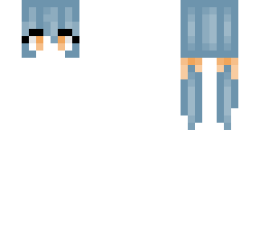 Blue Hair Base | Minecraft Skin