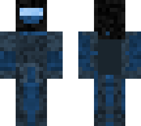 Blue heavy armor crewmate | Minecraft Skin