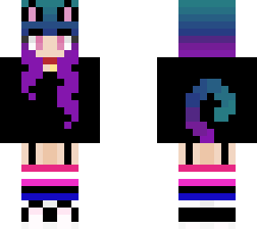 cute emo non binary person | Minecraft Skin