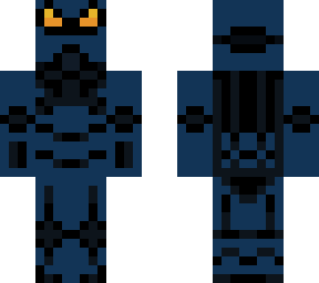 Navy blue power armor | Minecraft Skin