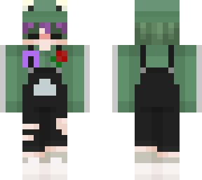 Neko cancer ribbon mc skin | Minecraft Skin