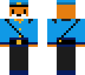 fox police uniform cool | Minecraft Skins