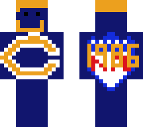 Smiley Chicago Bears | Minecraft Skin