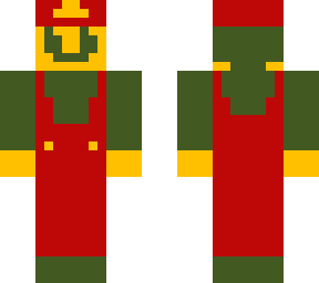 Super Mario Bros 8 Bit Mario | Minecraft Skin