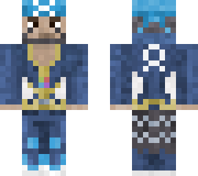 Team Aqua Archie | Minecraft Skin