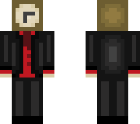 The Clocks Ticking Casual Red | Minecraft Skin