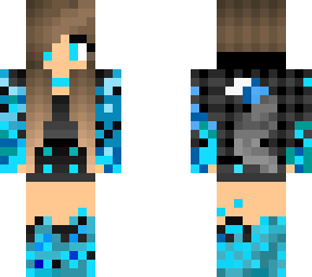 Water Gamer Girl | Minecraft Skin