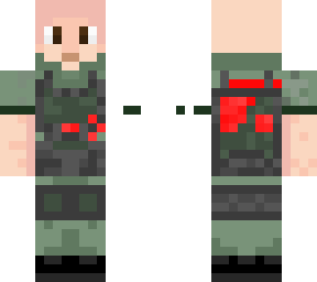 Wounded marine | Minecraft Skin