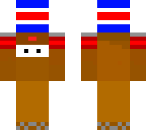 Yo sosteniendo la bandera de Costa Rica | Minecraft Skin