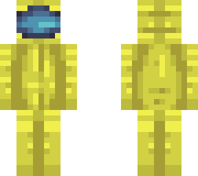 among us - yellow Crewmate | Minecraft Skin