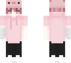Boy skin pink axolotl