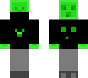 Cannon's Custom Slime Skin (Backwards) | Minecraft Skin