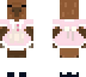 Capybara Maid Pink | Minecraft Skin