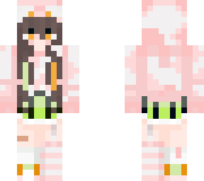 strawberry cute frog | Minecraft Skins