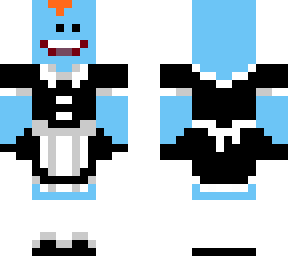 mr meeseeks maid | Minecraft Skin