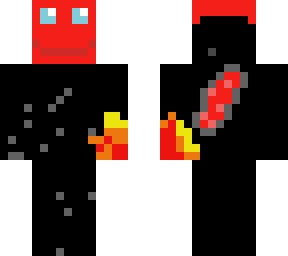 Ninja Slime (Hooded) Firey fist | Minecraft Skin