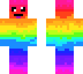 Derpy Rainbow Minecraft Skin