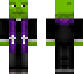 shrek priest | Minecraft Skin