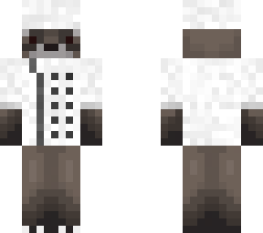 the cool skin racoon chef | Minecraft Skin