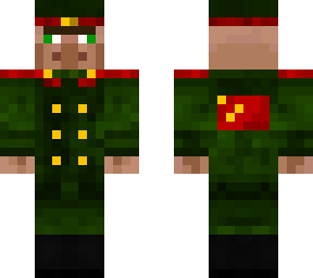Communist Villager Soldier | Minecraft Skin