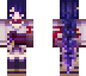 raiden shogun | Minecraft Skins