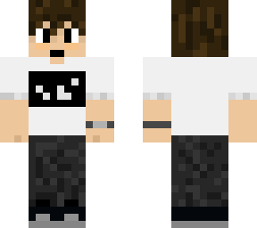 Reborn_Live Camiseta blanca | Minecraft Skin