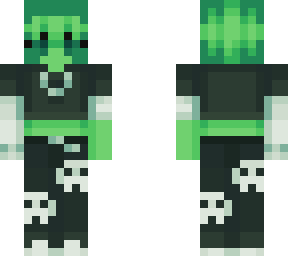slime skull girl | Minecraft Skins