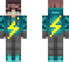 Thunder Bolt Boy | Minecraft Skin