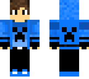 updated blue warrior | Minecraft Skin
