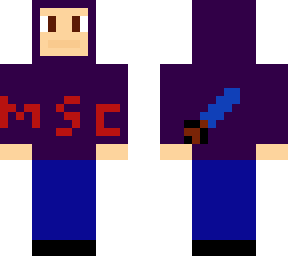 Updated version of MSC crazy's skin | Minecraft Skin