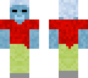 inverted Herobrine | Minecraft Skin