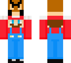 Mario Carrying A Goomba | Minecraft Skin