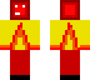 Fire Slime | Minecraft Skin