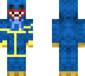 Powerful Strong Scary Huggy Wuggy | Minecraft Skin