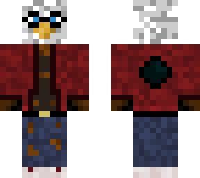 Gavy vaqueros chaqueta roja | Minecraft Skin