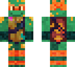 Michaelangelo | rise of the teenage mutant ninja turtles | Minecraft Skin