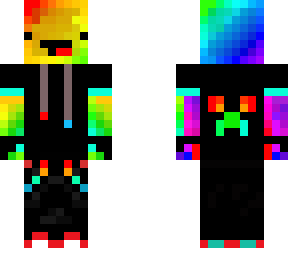 rainbow noob | Minecraft Skins