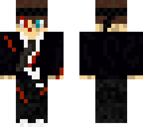 Beat Up Suit With Bandana | Minecraft Skin