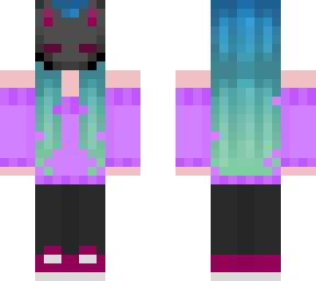 Cat Mask Girl 3 | Minecraft Skin
