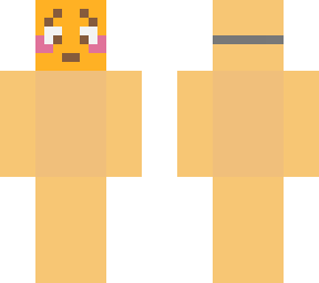 Flushed Emoji Human2 | Minecraft Skin