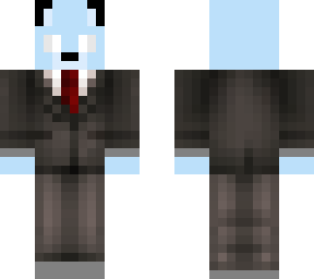 Ghost Fox in a Suit | Minecraft Skin