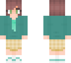 Girl student in uniform | Minecraft Skin