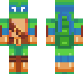 Leonardo Teenage mutant ninja turtles | Minecraft Skin