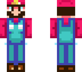 Mario Characters Minecraft Skins
