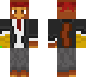 monkey in suit | Minecraft Skins