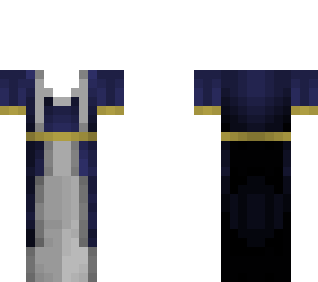 New Blue silky dress | Minecraft Skin