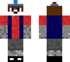 Red Wolf con ropa de Dipper | Minecraft Skin