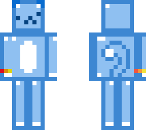 blue derp kat | Minecraft Skin